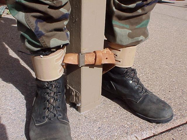 Leather Military Restraints