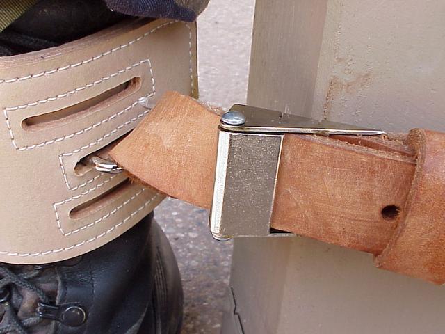 Leather Military Restraints